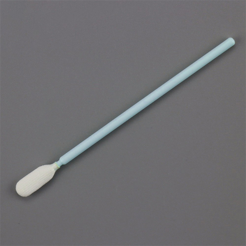 Small Round Head Polyester Swab with Short Handle | MediTech
