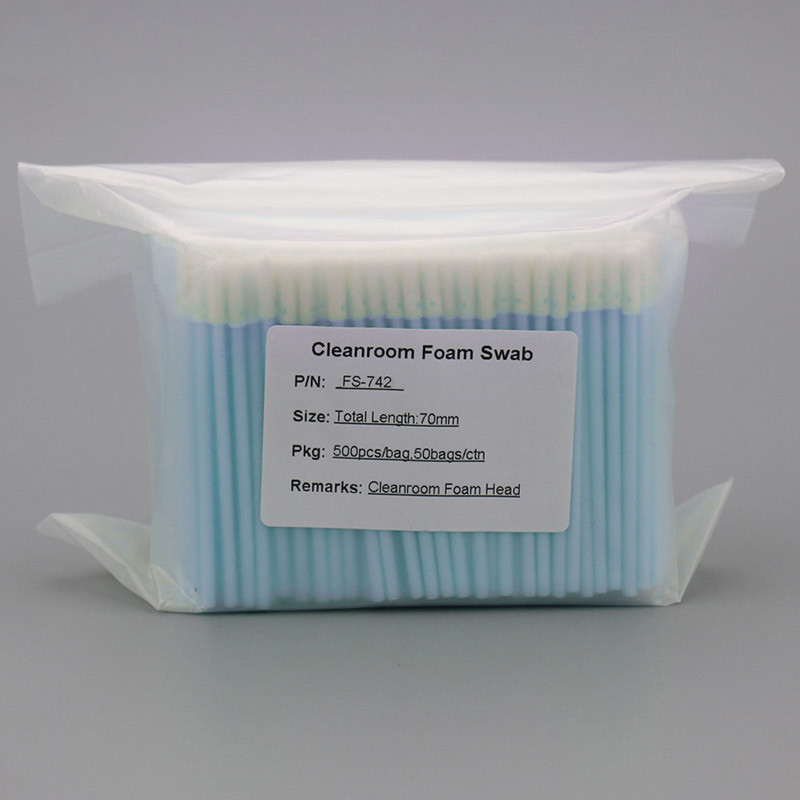 Small Round Head Foam Swab with Short Handle - MediTech