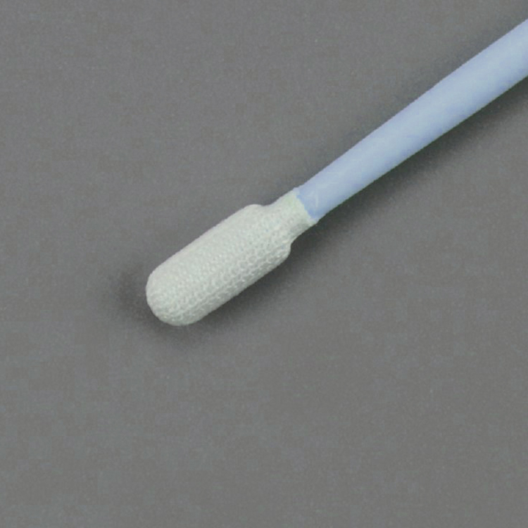 Double-Layer Knitted Polyester Swab with Short Handle - MediTech