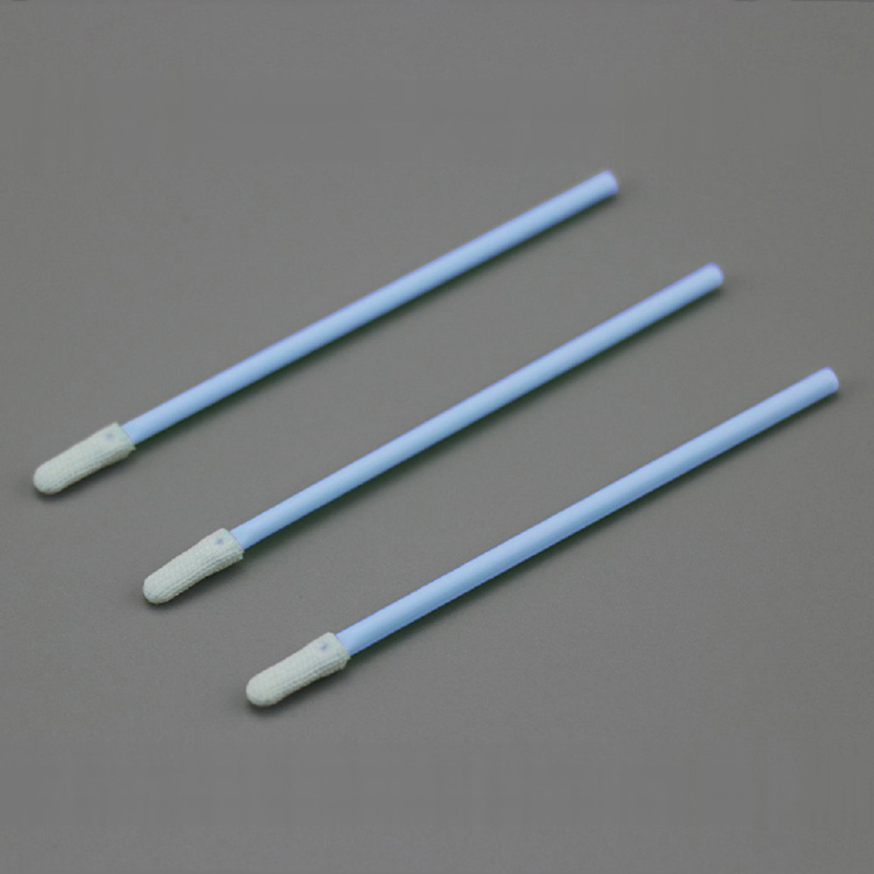 Small knitted Polyester Cleanroom Swab with Flexible Head - MediTech