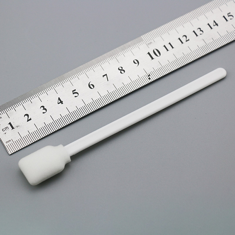 Square Head Composite Foam Swab with White Handle | MediTech